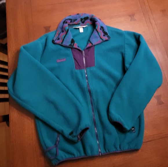 Columbia | Jackets & Coats | Columbia Fleece Vintage Aztec Print Medium ...